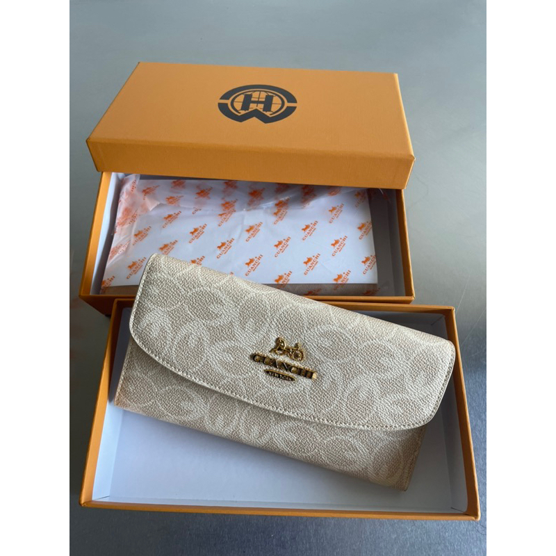 全新GUANCHI精品扣式長夾（含運） | 蝦皮購物