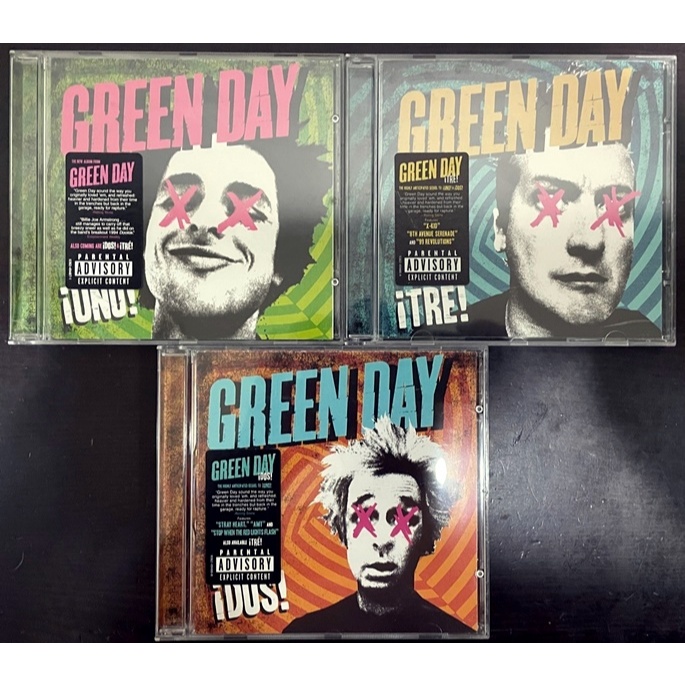 Green Day 年輕歲月合唱團 ITRE! IUNO! IDOS! 世紀大崩解 美國大白痴 warning 精選 | 蝦皮購物