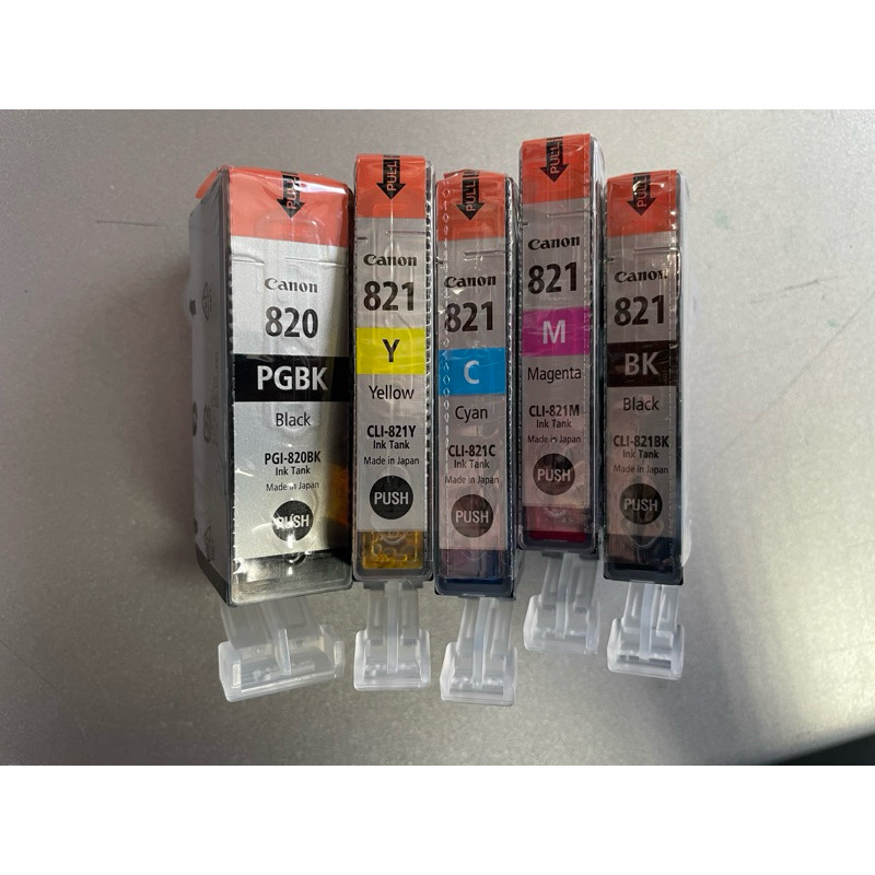 《限量》Canon 820、821原廠墨水出清（全新裸裝未拆封） | 蝦皮購物