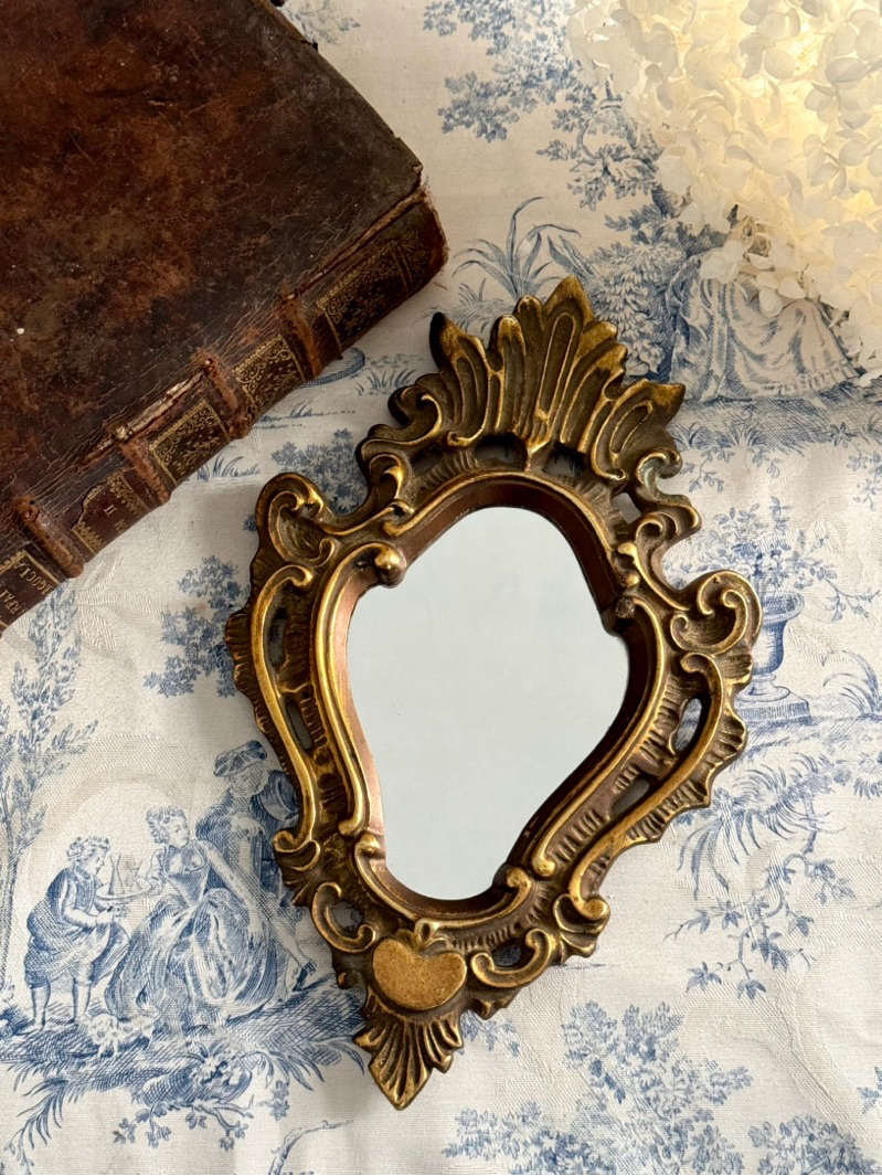40103-法國絕美洛可可風格掛鏡French Beautiful Rococo Hanging Mirror | 蝦皮購物