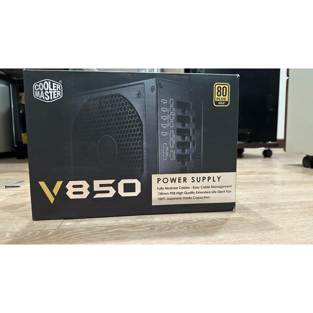 Cooler Master V850 金牌 80 PLUS 全模組化 850W 電源供應器(原廠盒裝) | 蝦皮購物