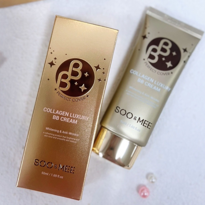 🇰🇷韓國製造 SOO&MEE-璀璨亮白鎏金BB霜50ml | 蝦皮購物