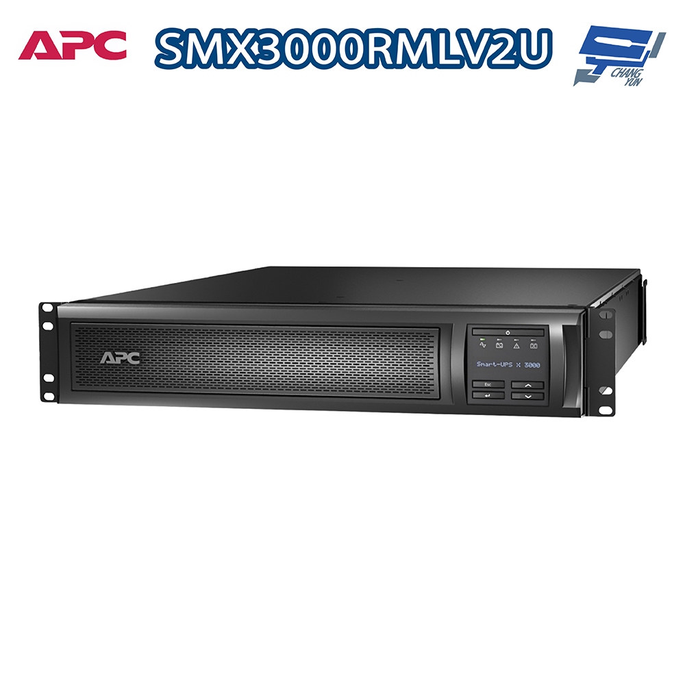 昌運監視器 APC 不斷電系統 3000VA LCD 100-127V SMX3000RMLV2U 機架式 在線互動式 | 蝦皮購物