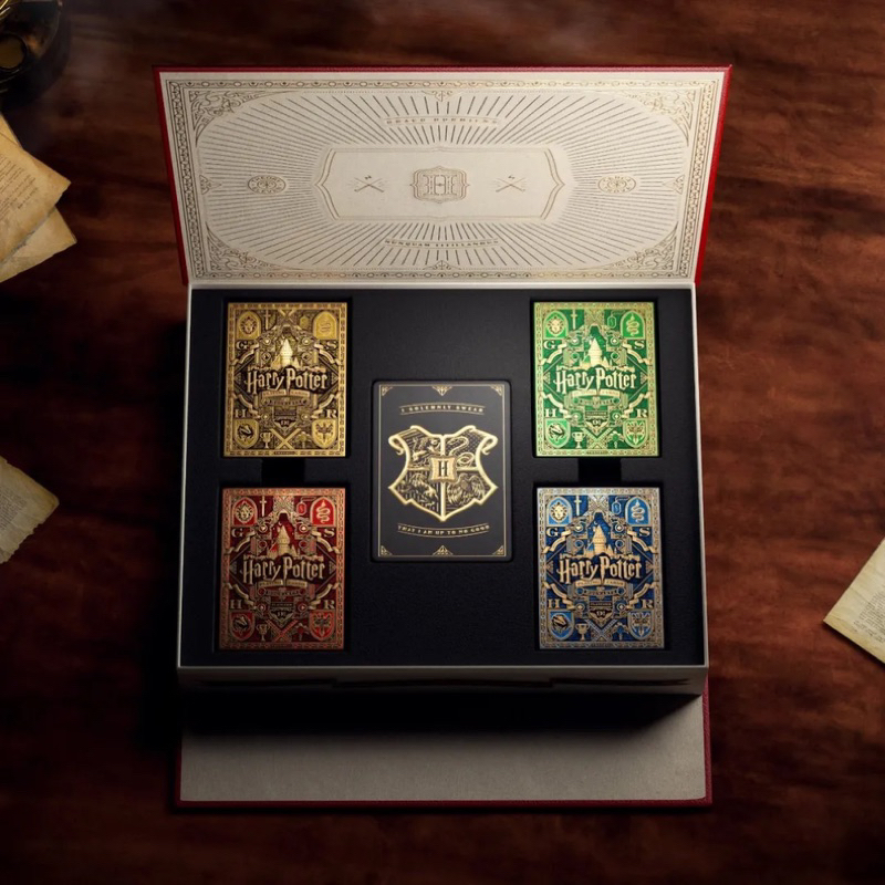台灣現貨 全球限量正版 哈利波特 神奇機關撲克禮盒 Harry Potter Box by T11 收藏撲克牌 生日禮物 | 蝦皮購物