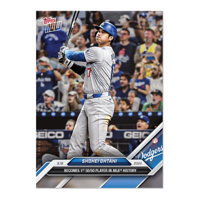 「85 Cards」大谷翔平 Shohei Ohtani 50/50 俱樂部 - 2024 MLB TOPPS NOW® | 蝦皮購物