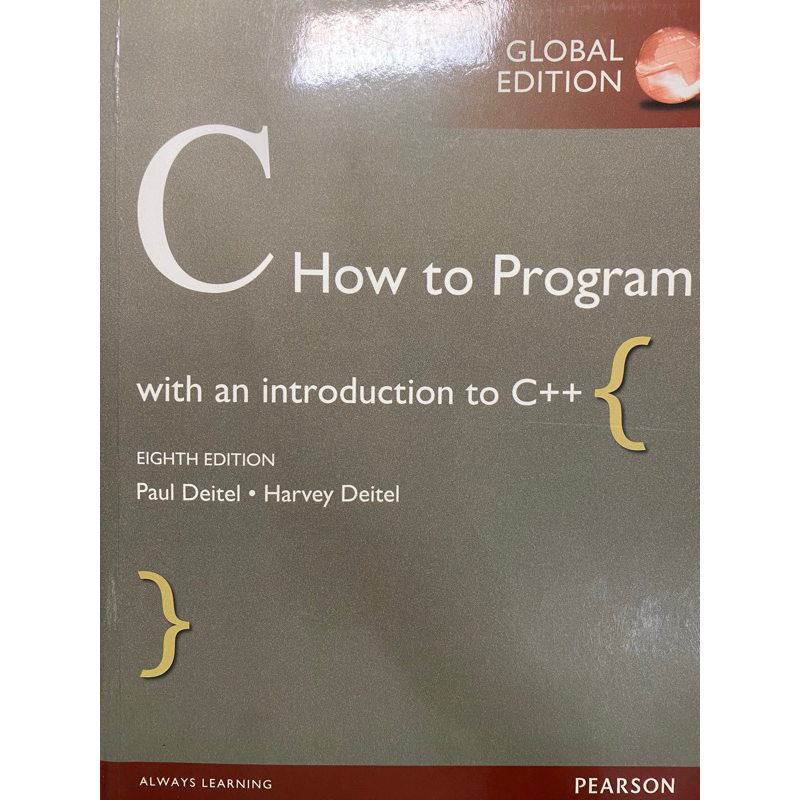 [二手書]程式設計 C how to program 8e | 蝦皮購物