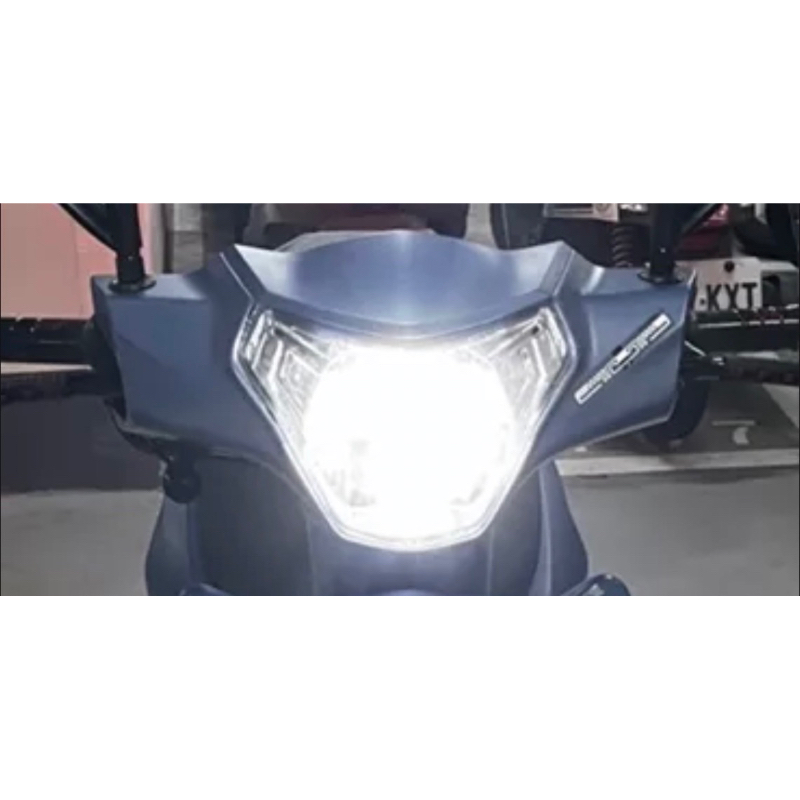 YAMAHA JOG125 jog 直上H4魚眼 大燈 led魚眼大燈 H4 魚眼大燈 燈泡 大燈魚眼直上型 LED | 蝦皮購物