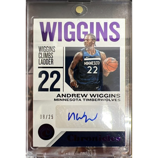 NBA 球員卡Andrew Wiggins貼紙簽名限量/25 貼 | 蝦皮購物