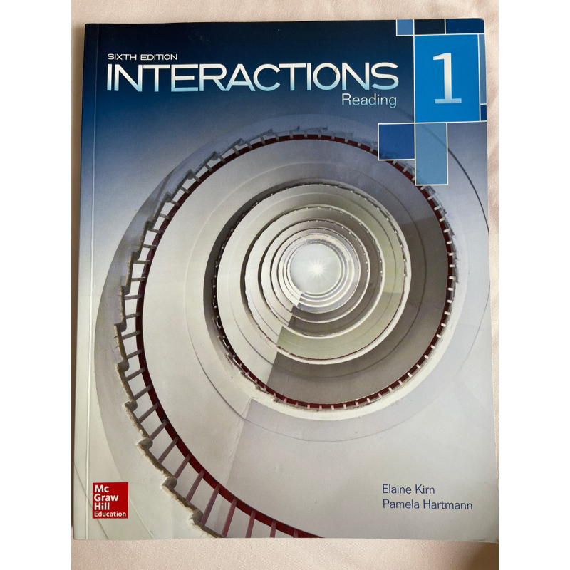 sixth edition INTERACTIONS Reading 1(近全新）（無筆記）（有光碟） | 蝦皮購物