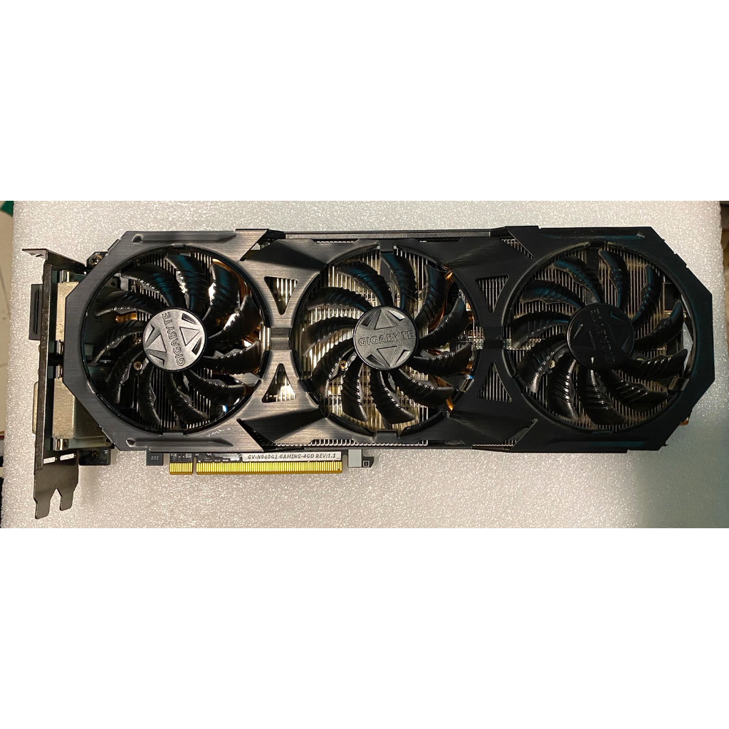 技嘉 960 4G 三風扇 GV-N960G1-GAMING-4GD 顯示卡 960 4G | 蝦皮購物