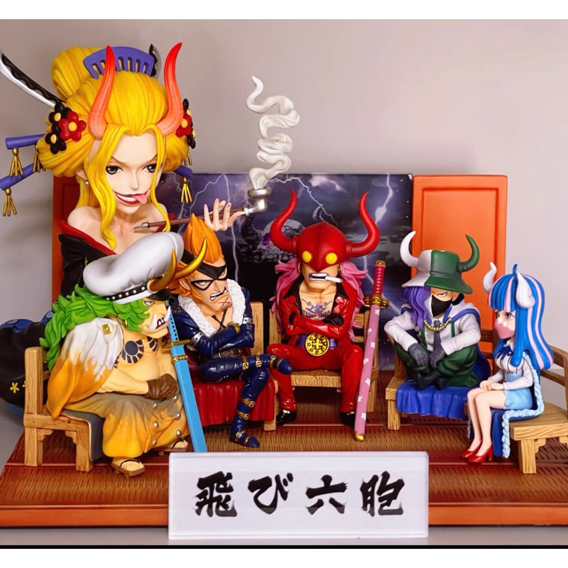 玩番集散地Toy Place GK WCF YZ STUDIO 海賊王 航海王 百獸海賊團 凱多 海道 凌空六子 | 蝦皮購物