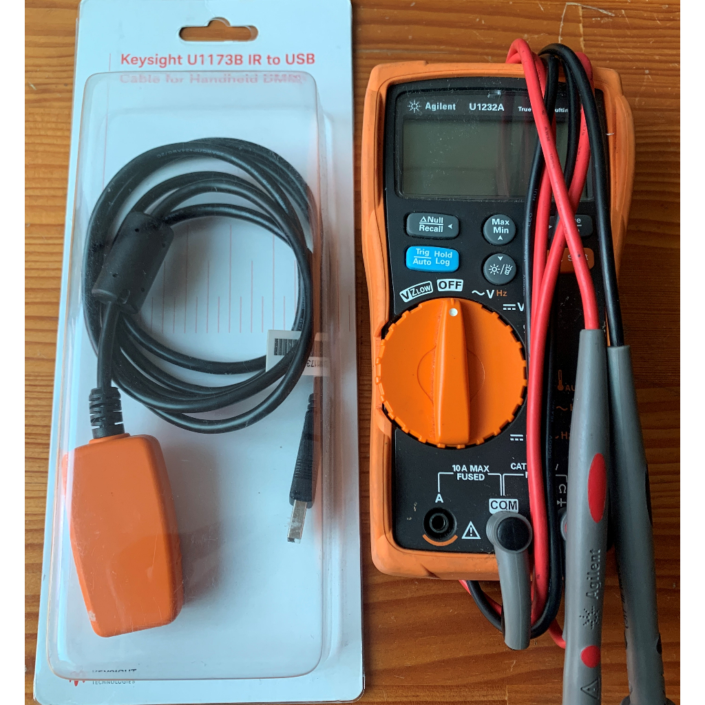 安捷倫Agilent U1232A三用電表(加U1173B電壓紀錄器) | 蝦皮購物