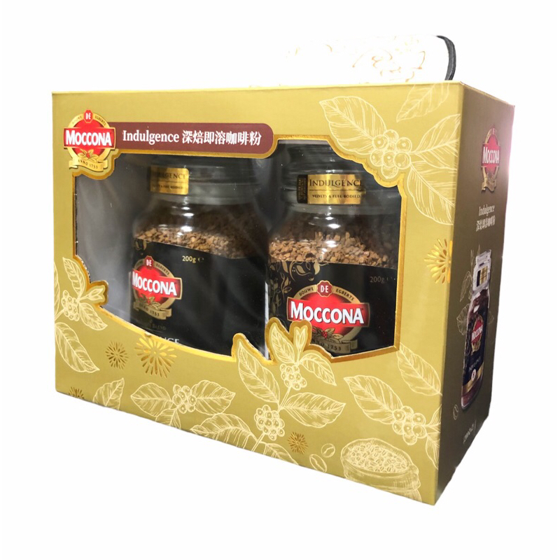 Moccona Indulgence 經典 深培 即溶 咖啡粉 200g/入（分購1入/ 2罐組）深焙 滑順醇厚 好市多 | 蝦皮購物