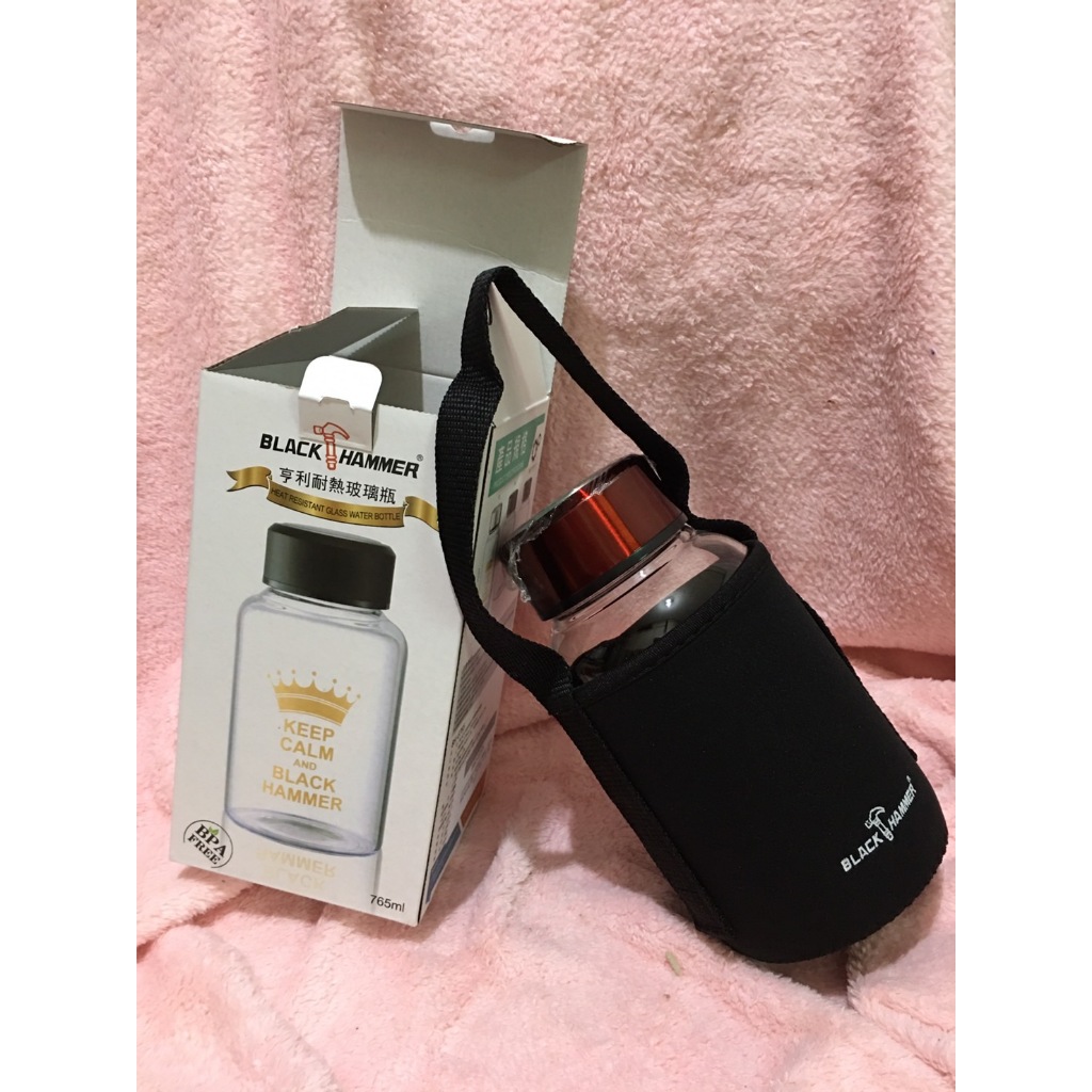 全新正品現貨 售完為止 義大利品牌 Black Hammer 巧緹耐熱耐酸鹼玻璃杯 附隔熱布套 765 ml | 蝦皮購物