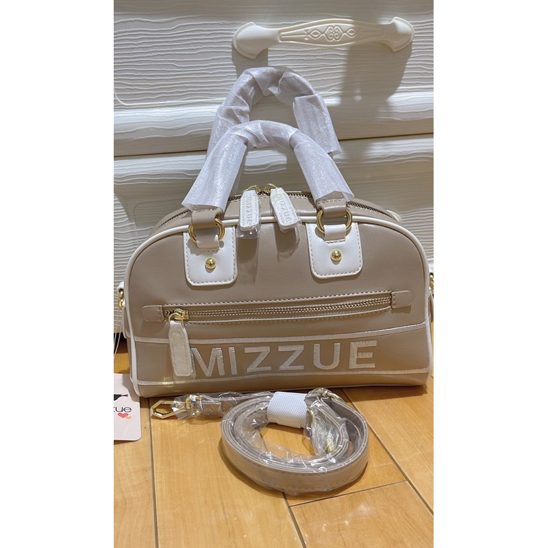 mizzue 保齡球包 奶茶色 | 蝦皮購物