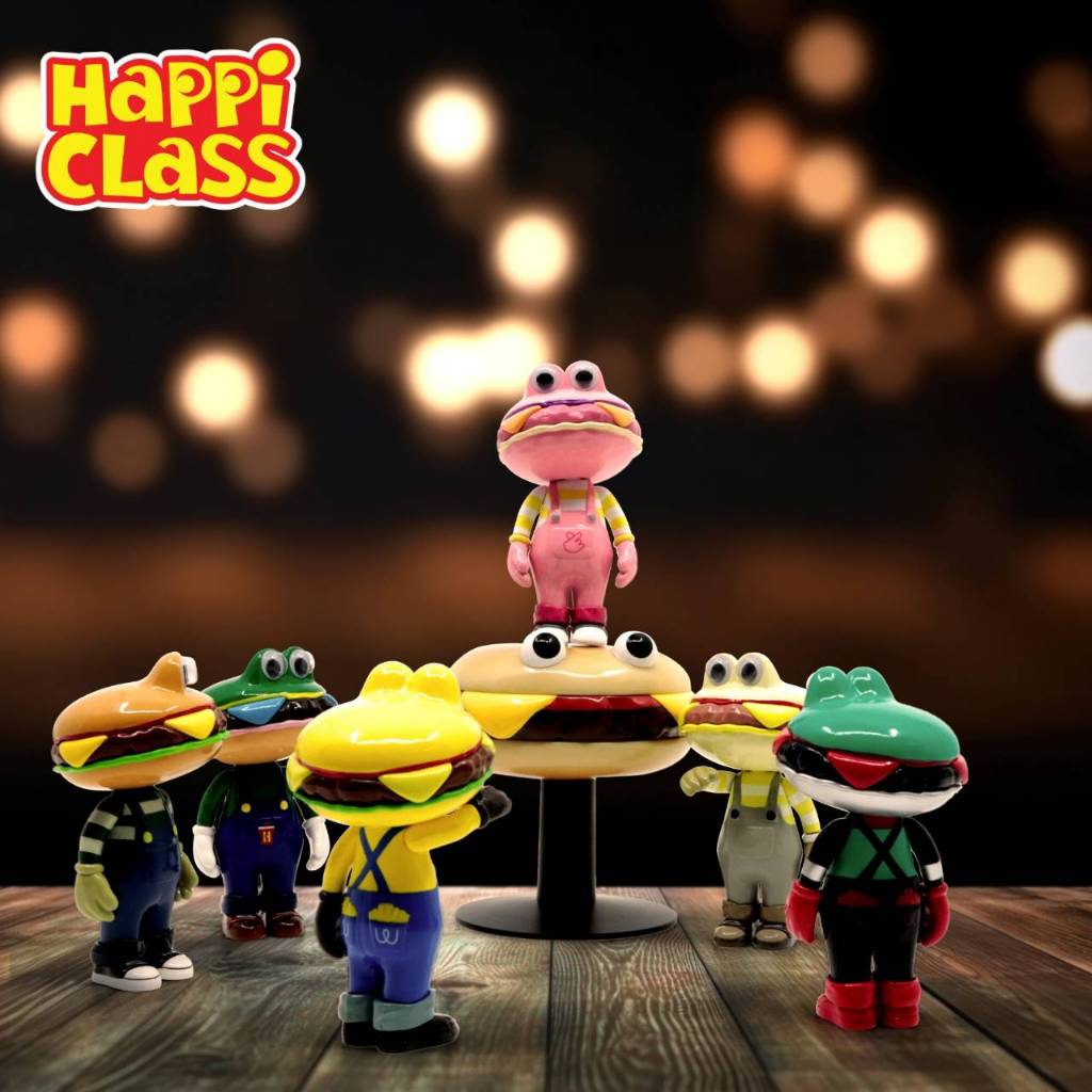 Happi Class 100%漢堡君 wave2公仔盒玩(單入隨機款) | 蝦皮購物