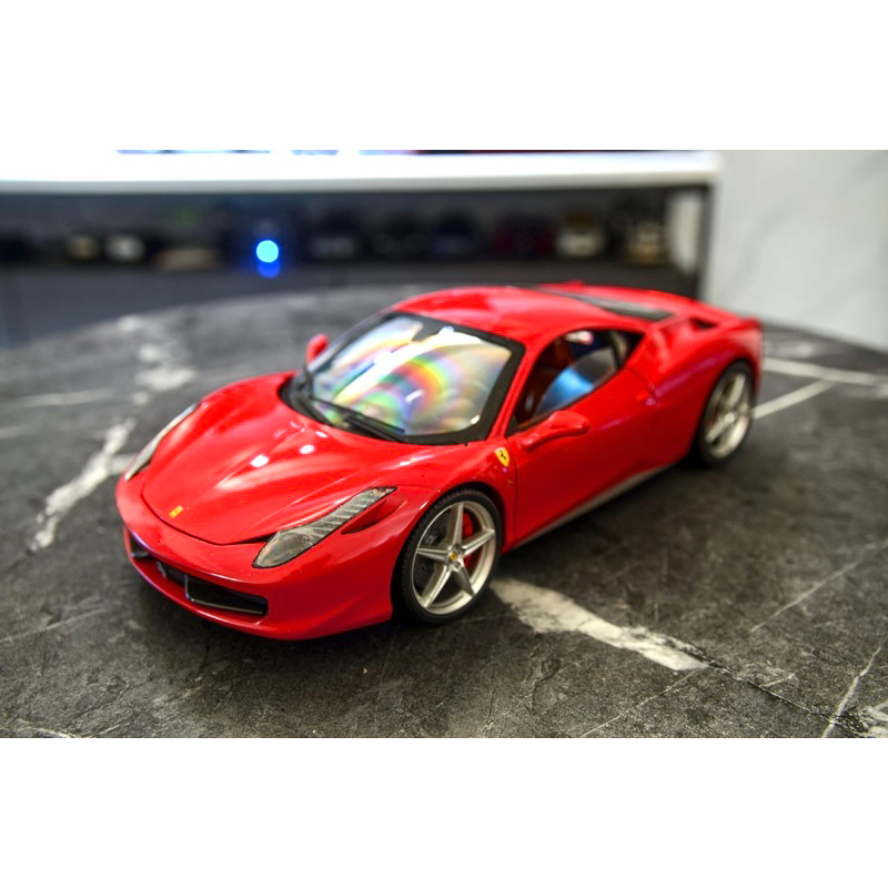 法拉利 458 1:18 Ferrari Hotwheels 風火輪 elite 精緻版 模型車 金屬模型車 保時捷 | 蝦皮購物