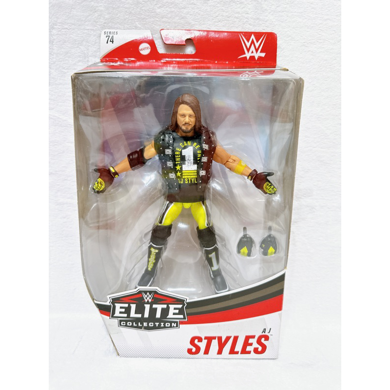 WWE 摔角公仔 Mattel Elite 74 AJ Styles | 蝦皮購物