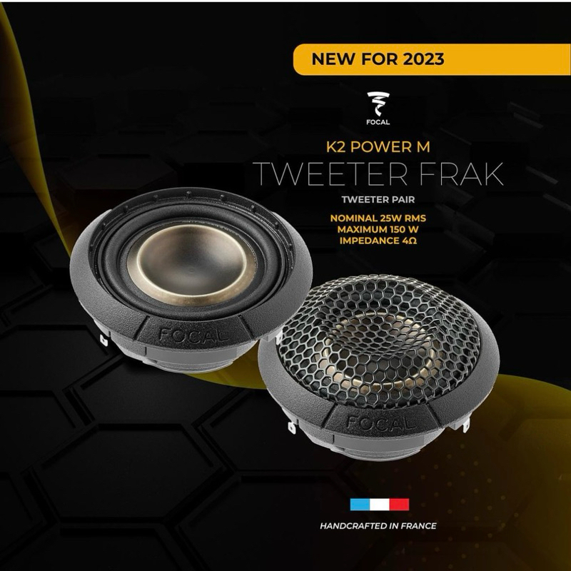《預購/原廠防偽》Focal FRAK TWEETER K2 Power M 2023最新升級款 focal高音喇叭 | 蝦皮購物