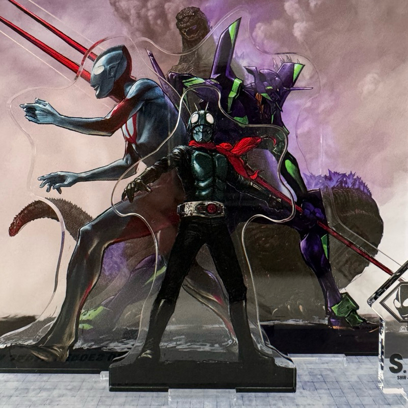 \ 現貨 / 庵野宇宙系列周邊S.J.H.U. 壓克力板週邊 超人力霸王 假面騎士 新世紀福音戰士 哥吉拉 | 蝦皮購物