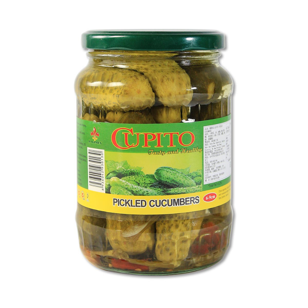 【捲髮阿嬤的柑仔店】＃Cupito＃越南醃酸黃瓜 720ml/罐 | 蝦皮購物