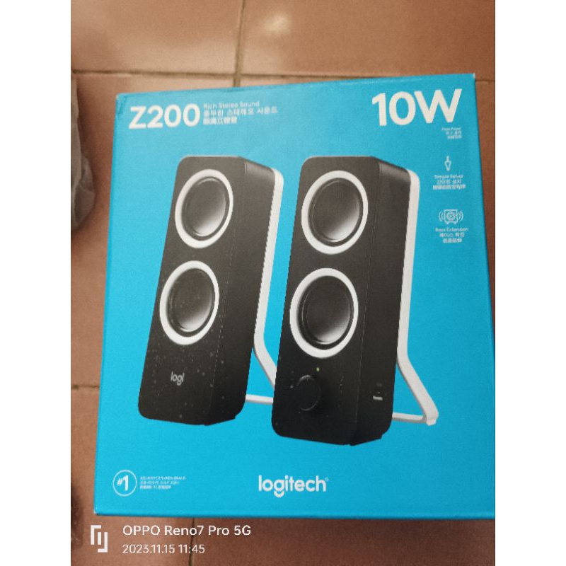 Logitech Z200 10W僅拆封未使用 | 蝦皮購物