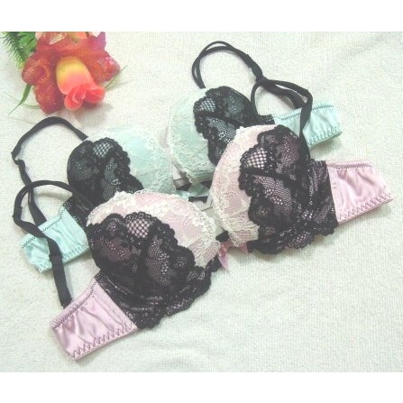 【embuche】W鋼圈 豐胸爆乳款【5189】65D/70D,65E/70E,70B/75B,70D~綠底黑,粉紅底黑 | 蝦皮購物