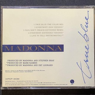 Madonna瑪丹娜 - True Blue（Super Club Mix）忠實者 舊版1986年老日本版無ifpi | 蝦皮購物