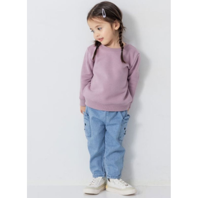 二手NET 小童全鬆緊熊熊側口袋牛仔長褲-中性款100cm(3～4y) | 蝦皮購物