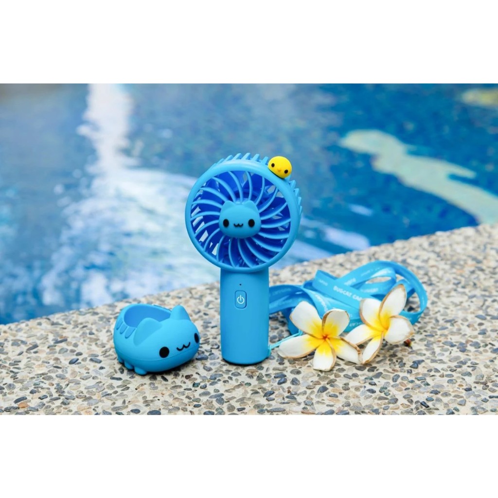 🔥少量現貨🔥 7-11 歡樂夏日 頸掛 手持 三段風速 USB 咖波迷你風扇 [貓貓蟲 咖波 Bugcat Capoo] | 蝦皮購物