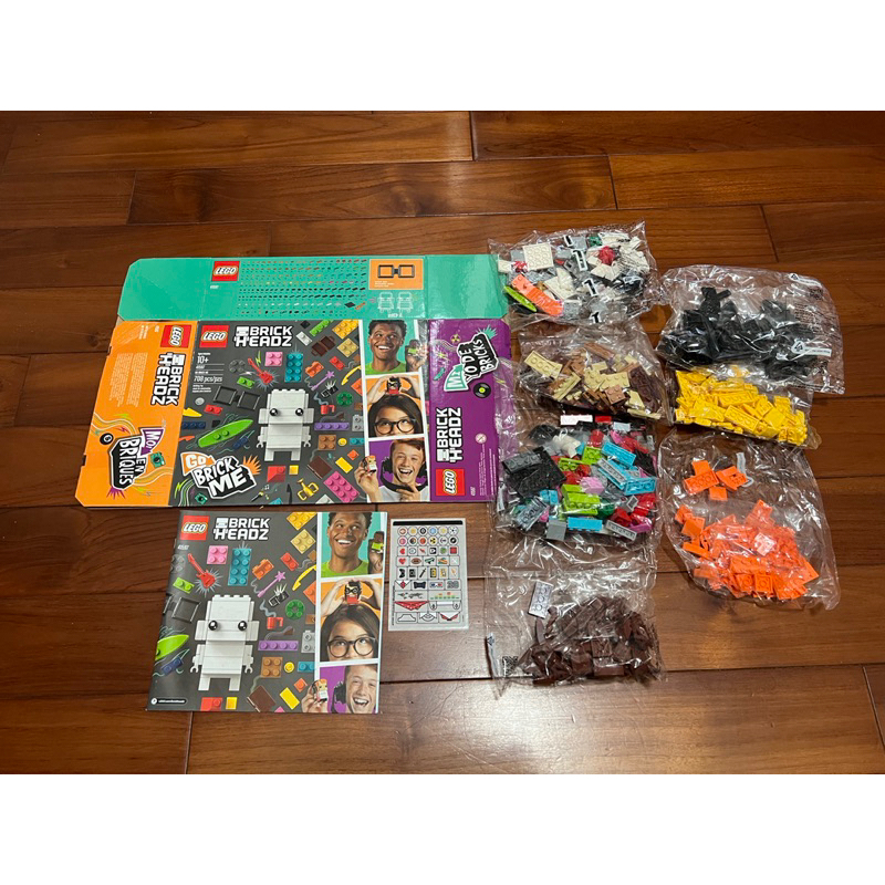 全新 壓盒 樂高 LEGO 41597 Go Brick Me BRICKHEADZ 大頭 自創 情侶 創意 情人 | 蝦皮購物