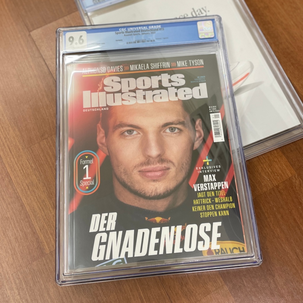 Formula 1 F1 Max Verstappen Sport Illustrated 鑑定雜誌 CGC 9.6 | 蝦皮購物