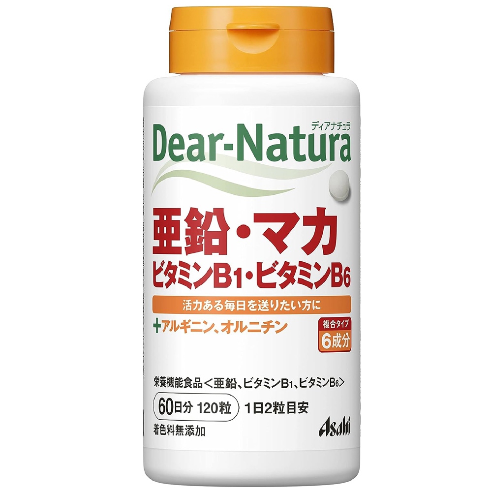日本製 Asahi 朝日 Dear-Natura 鋅+瑪卡+B1+B6 30日分(60粒) | 蝦皮購物