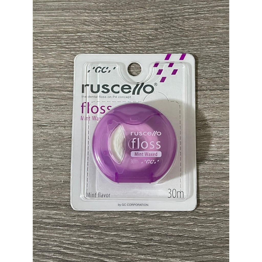 現貨 牙線 GC RUSCELLO FLOSS 30m 粉 紫 綠 齒科推薦 牙線推薦 薄荷有蠟 Mint Waxed | 蝦皮購物