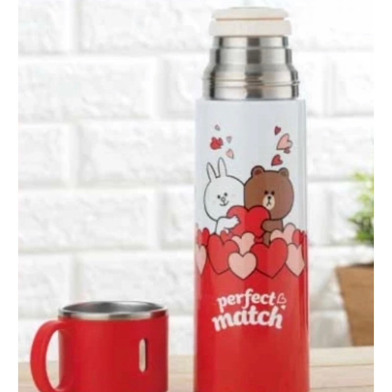 SOGO週年慶2023年來店禮 天母SOGO LINE FRIENDS 隨行附杯保溫瓶 500ML | 蝦皮購物
