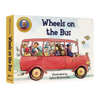 The Wheels on the Bus 公車巴士上的輪子 英文原版 英語啓蒙兒歌繪本紙板書 | 蝦皮購物