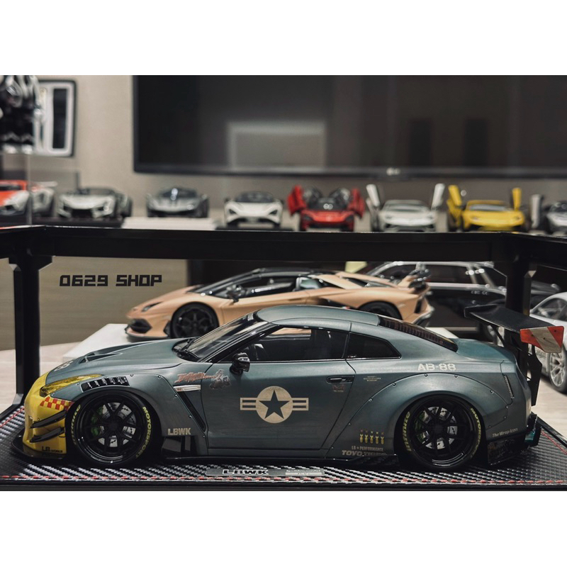 1：18 GTR R35 LB-WORKS 日產NISSAN GTR模型車 擺設裝飾 收藏品車模 房間擺設1/18GTR | 蝦皮購物