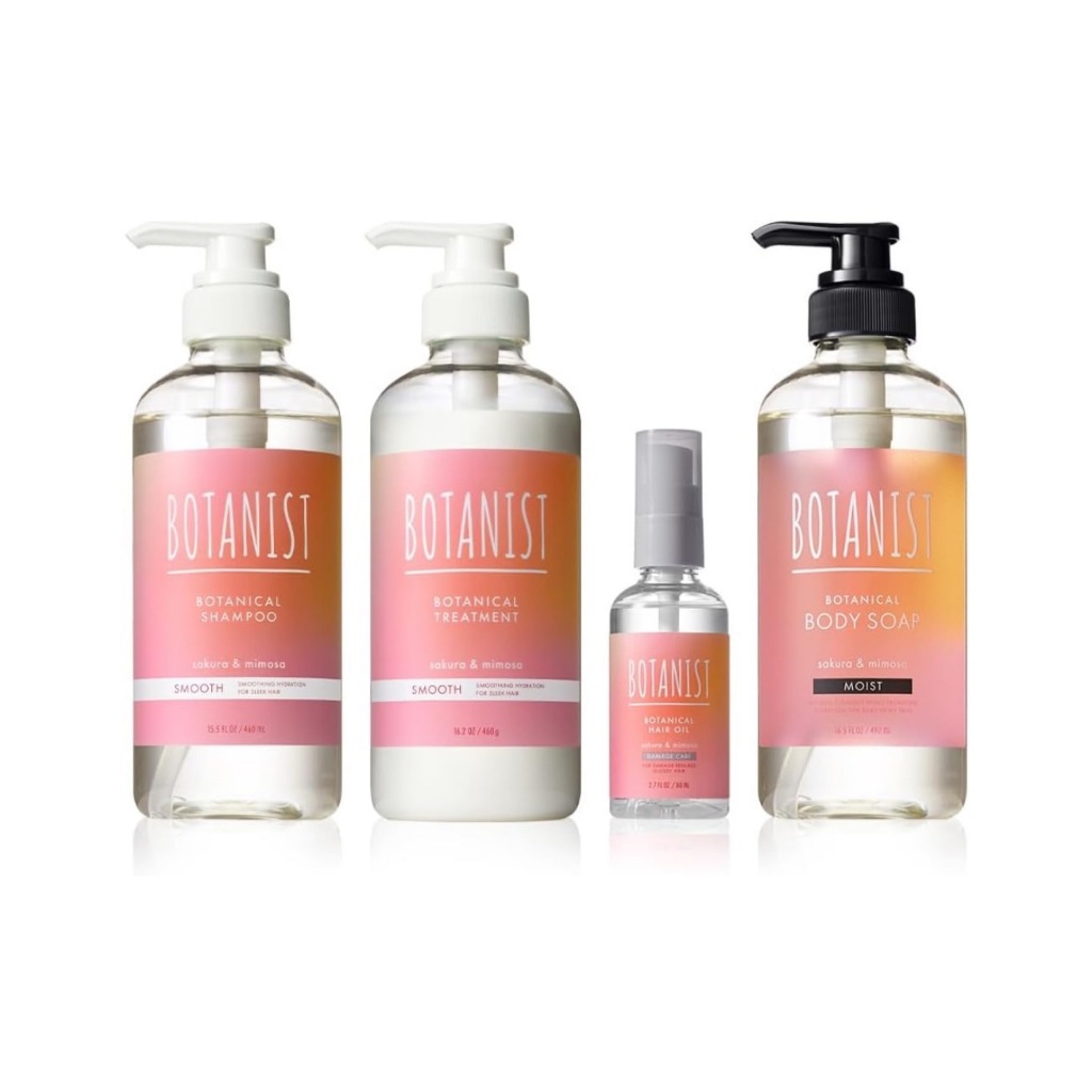 Botanist 2024 春季 4 件套洗髮精護理沐浴露髮油 | 蝦皮購物