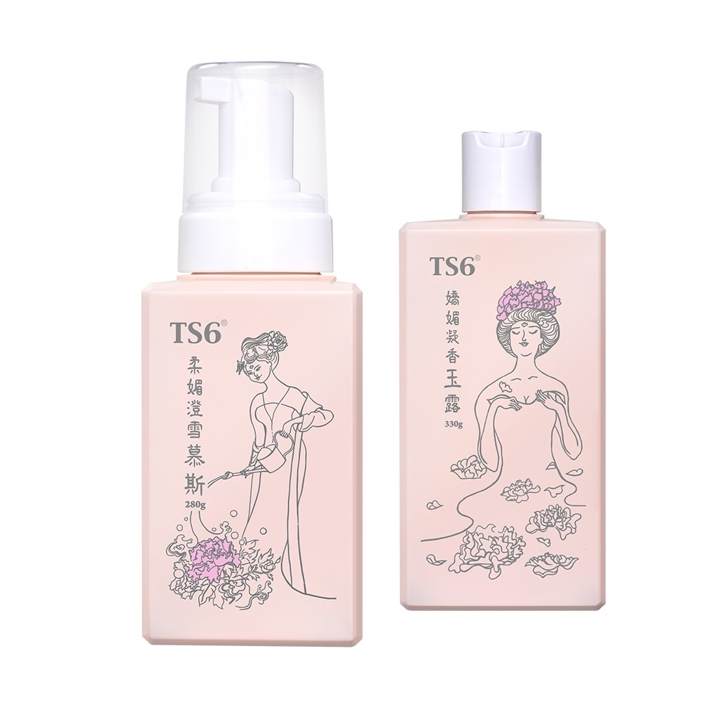 TS6嬌媚凝香玉露 330g+TS6柔媚澄雪慕斯 280g 私密清潔 保濕 (品牌直營) | 蝦皮購物