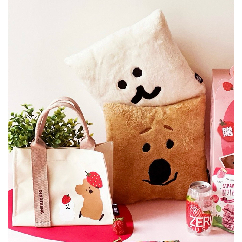 《現貨》711 7-11樂事 X Dinotaeng歡樂分享組 Dinotaeng抱枕 Dinotaeng手提袋 | 蝦皮購物