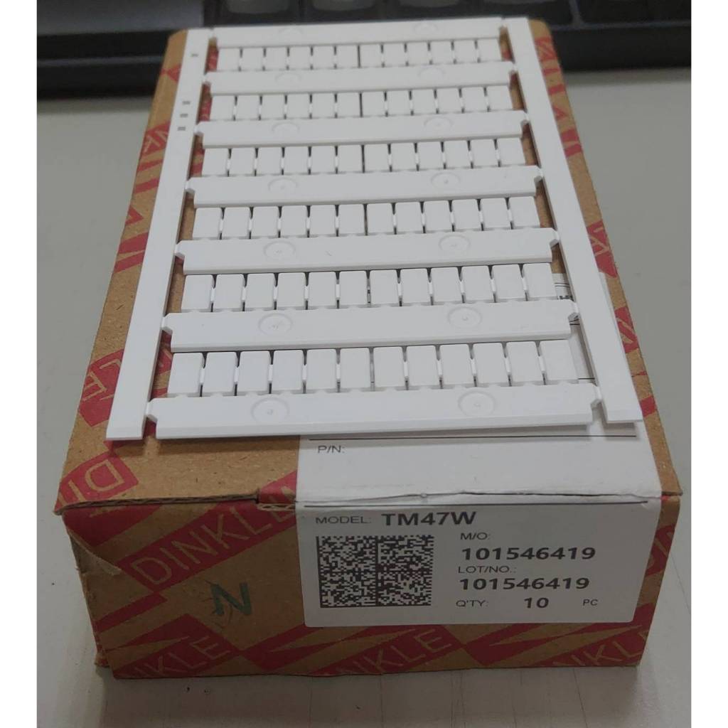 【DINKLE町洋】接線端子標示牌TM47W(單片) 原廠公司貨 | 蝦皮購物