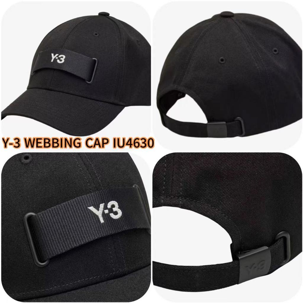 全新正品 Y-3 WEBBING CAP IU4630 Y3 山本耀司 老帽 彎帽簷 鴨舌帽 棒球帽 黑色 | 蝦皮購物