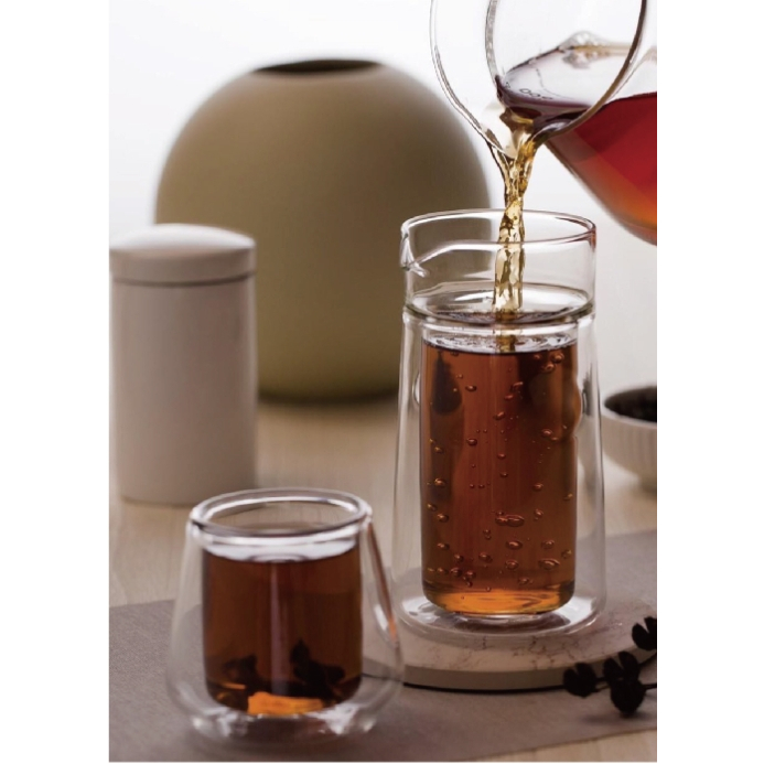 AKIRAKOKI 雙層玻璃杯 DDH - 80ml / 400ml 耐熱雙層玻璃杯 . | 蝦皮購物