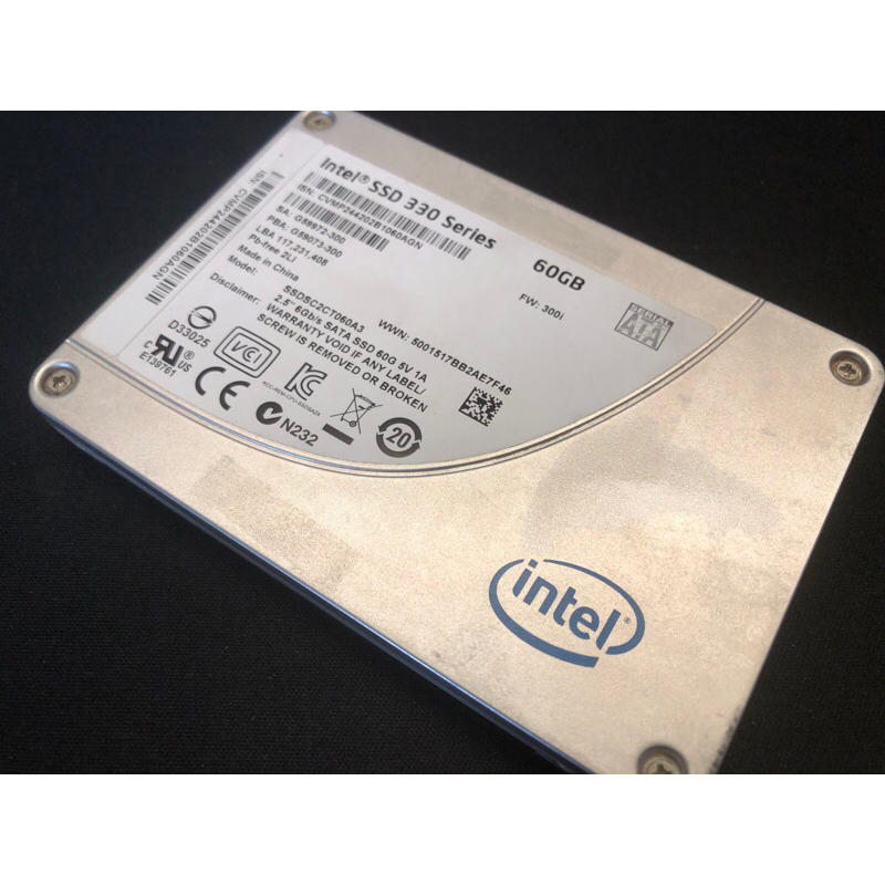 intel SSD，60G，固態硬碟，溫度異常，讀寫正常，附圖 | 蝦皮購物
