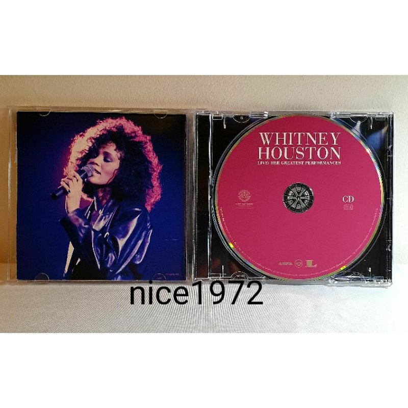 墨西哥版本CD Whitney Houston - Live 惠妮現場演唱極精選 珍貴收藏 | 蝦皮購物