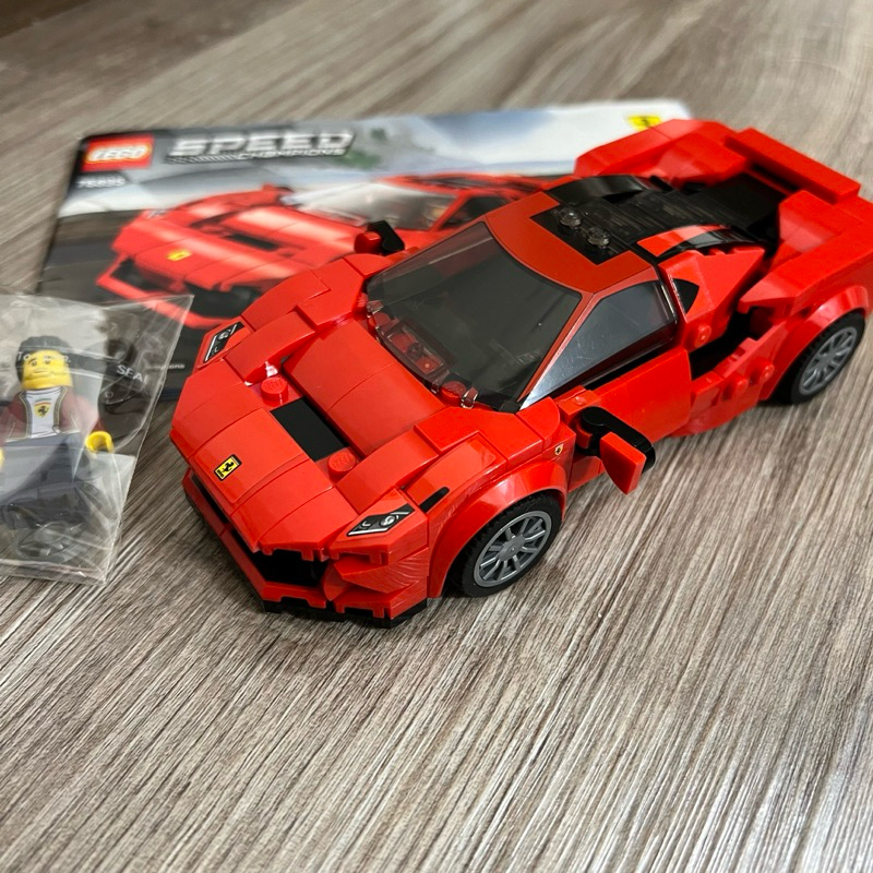 二手 Lego 76895 speed Ferrari 法拉利 F8 | 蝦皮購物