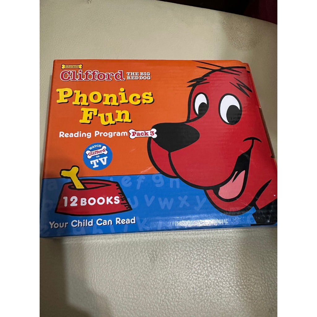 Clifford Phonics Fun Reading Program Pack 3 (12 Books+CD) | 蝦皮購物