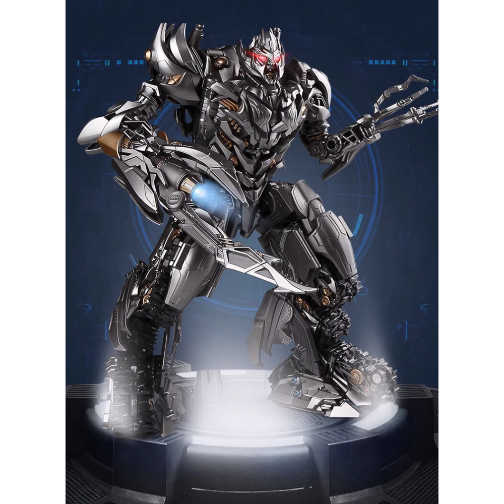 台灣出貨 變形金剛 合金 LS-06 LS06 放大改造版 密卡登 威震天 高約33公分 可變型 泰霸 | 蝦皮購物