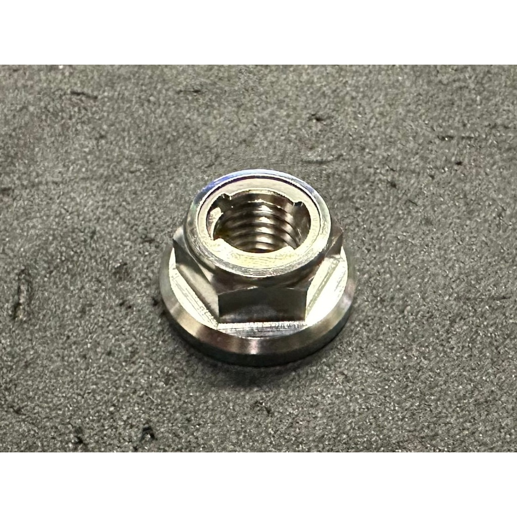 Ti6Al4V鈦合金M6P1.0/M8P1.25/M10*P1.25/M12*P1.25金屬鈦夾片防滑螺母 | 蝦皮購物