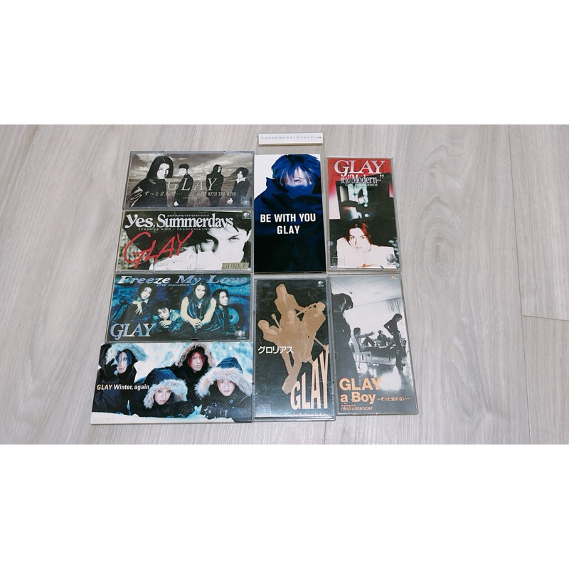 GLAY 8cmCD 單曲 共8片 全套盒裝（除兩片精裝版除外） 日版CD 現貨 絕版珍藏 | 蝦皮購物